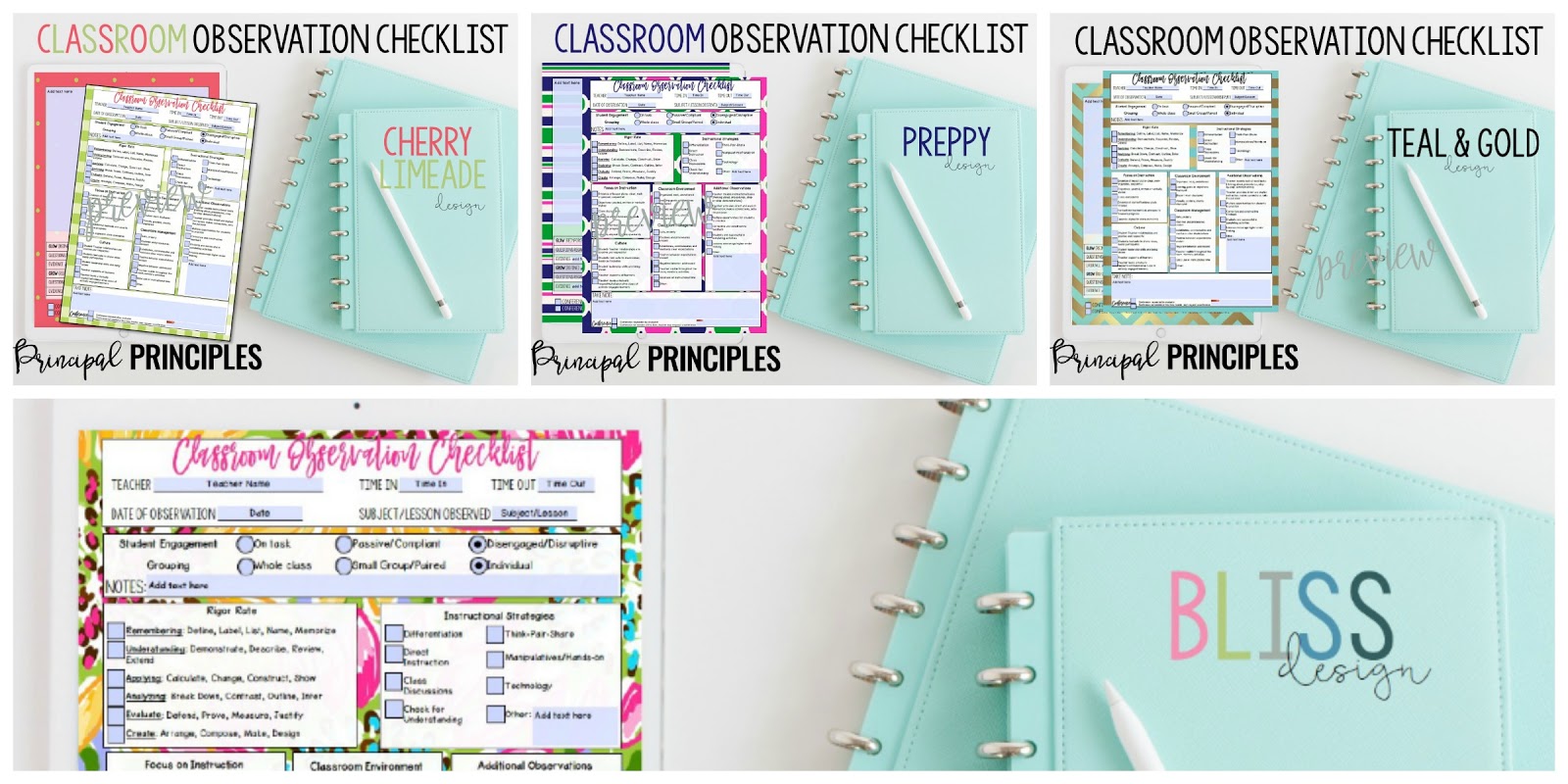 Classroom Observation Checklist - Digital - Stephanie McConnell ...