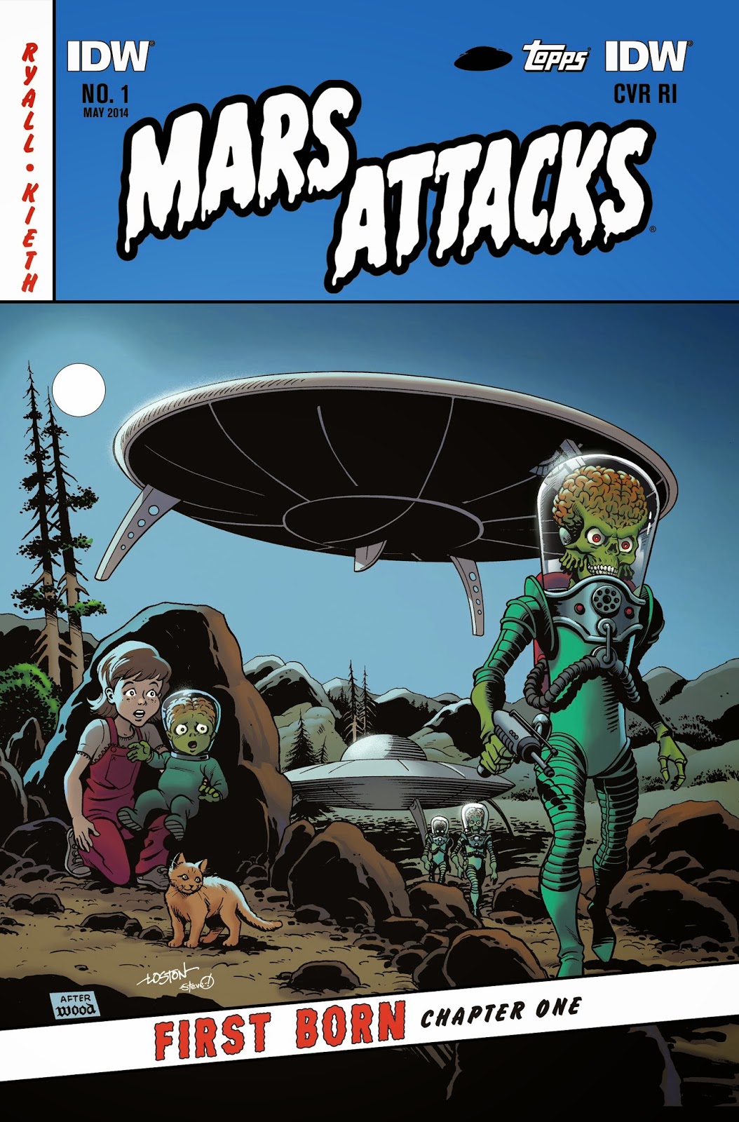 IDW Publishing Releasing Mars Attacks: First Born #1 Comic This May ...