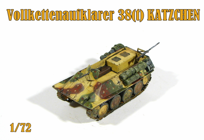 Gulumik Military Models: Vollkettenaufklarer 38(t) Katzchen 1/72