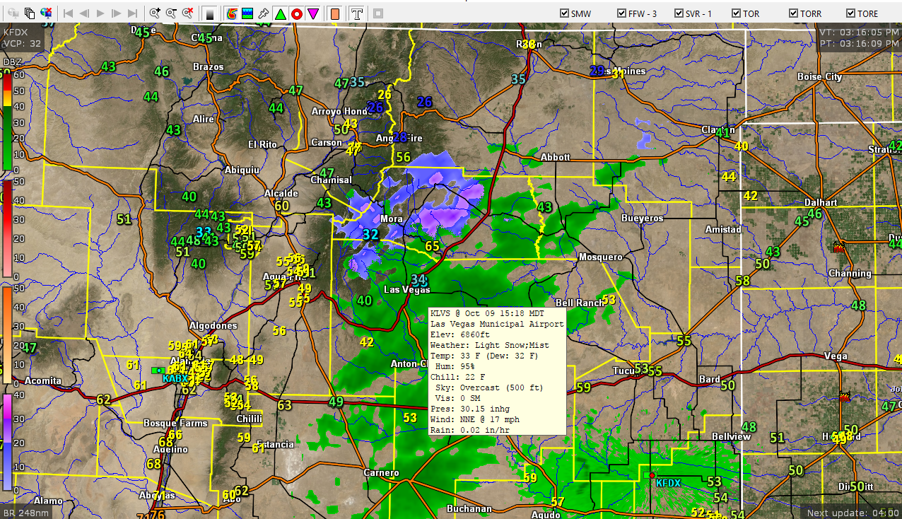 First Freeze & Snow For Parts Of New Mexico!