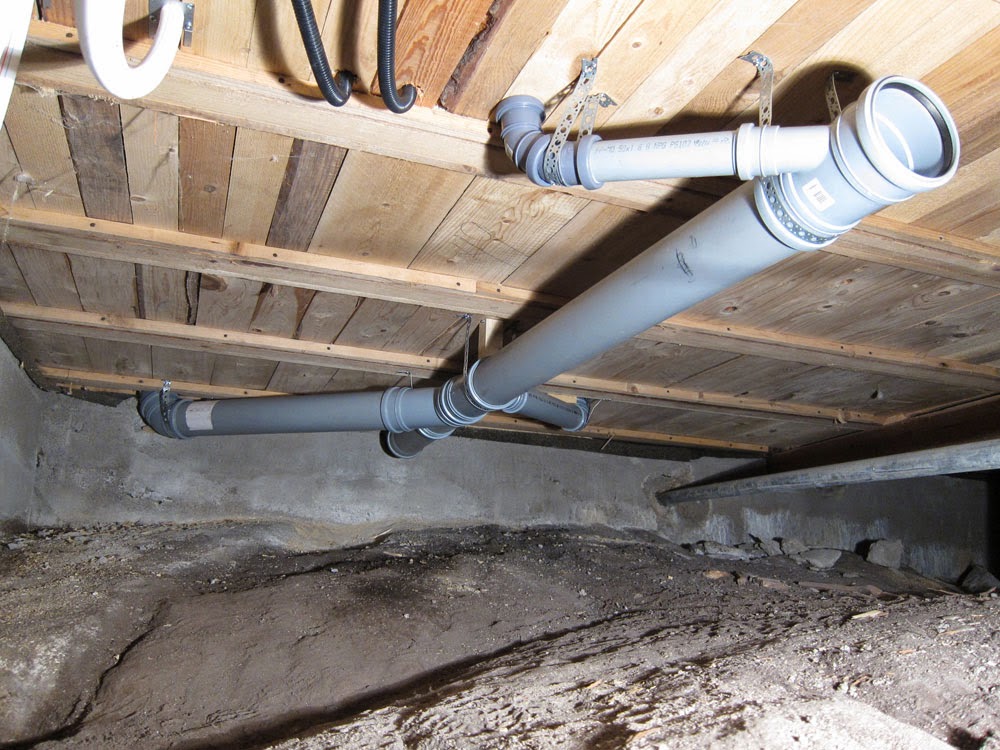 Bergabo: Badrum - avlopp