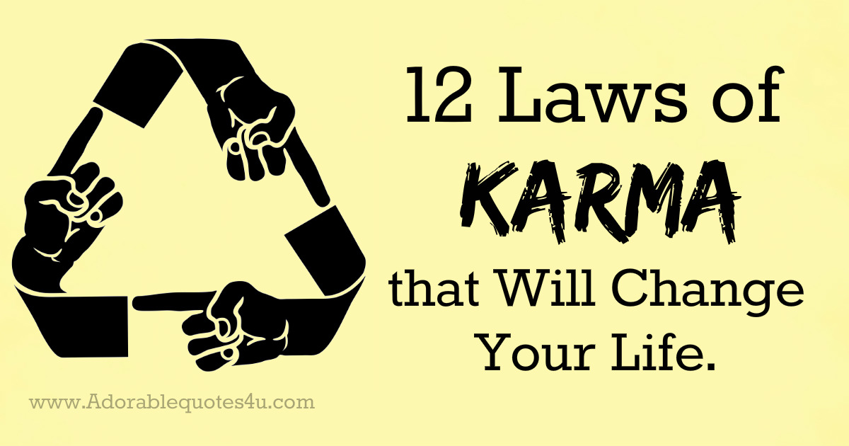 Mesmerizing Words: 12 Laws of Karma that Will Change Your Life