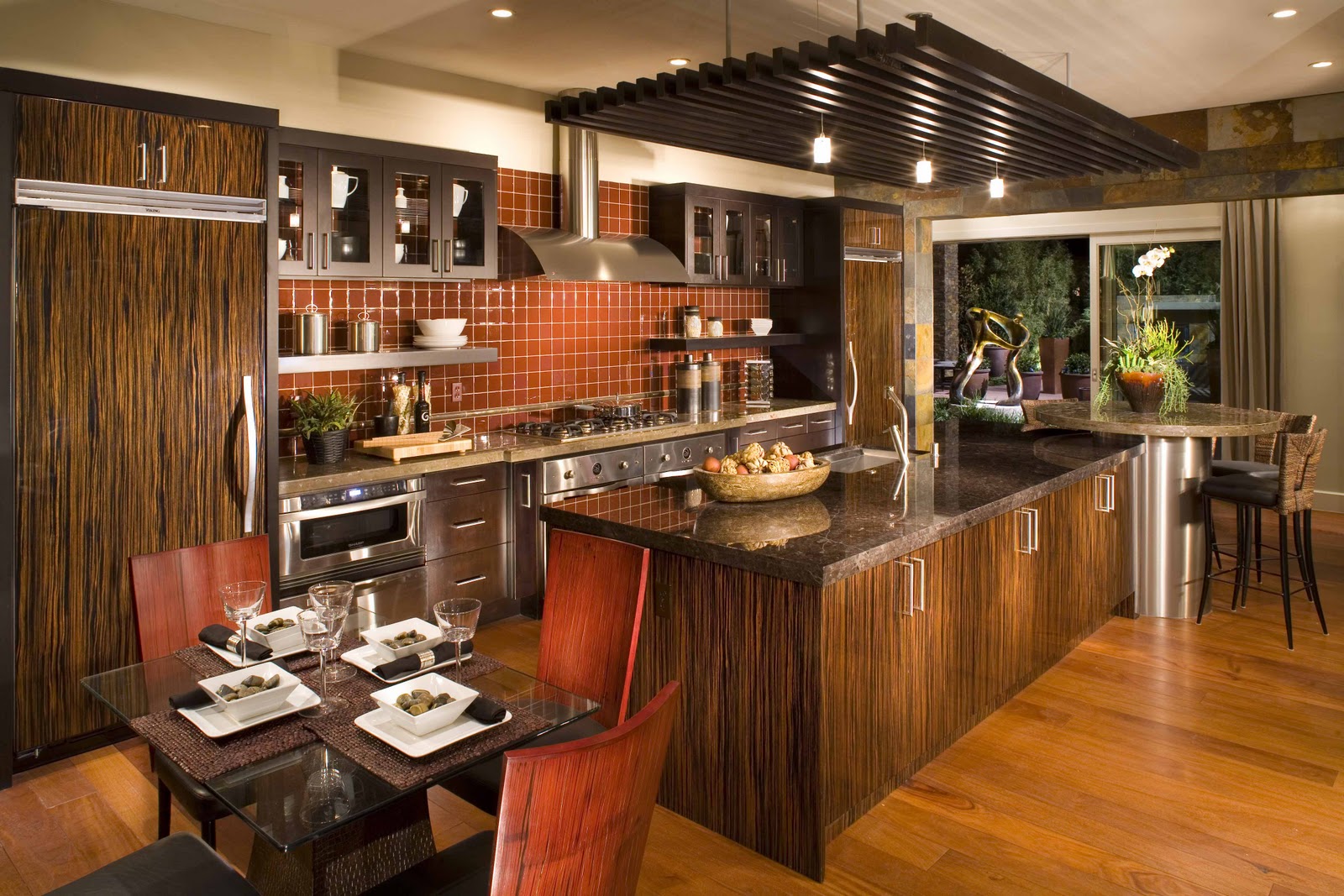 Wooden Luxury Kitchen - Wonderful