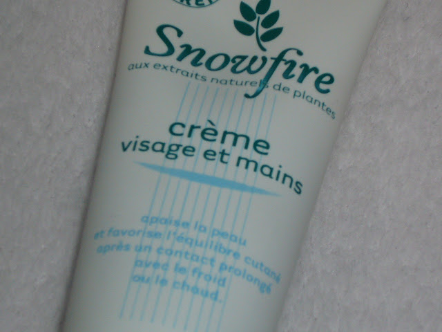 Soins visage, lèvres, mains SNOWFIRE : pourquoi je n'accroche pas