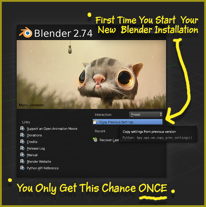 Some Of My Best Friends Are Pixels Blender Save Your Settings Tip Some Of My Best Friends Are Pixels Blender Save Your Settings Tip