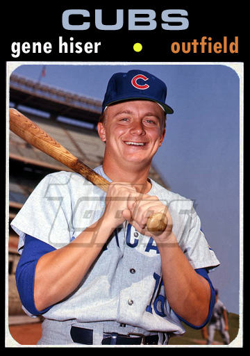 1971 Baseball Card Update: 1971 Chicago Cubs (3rd T): 83-79, .512, 14GB