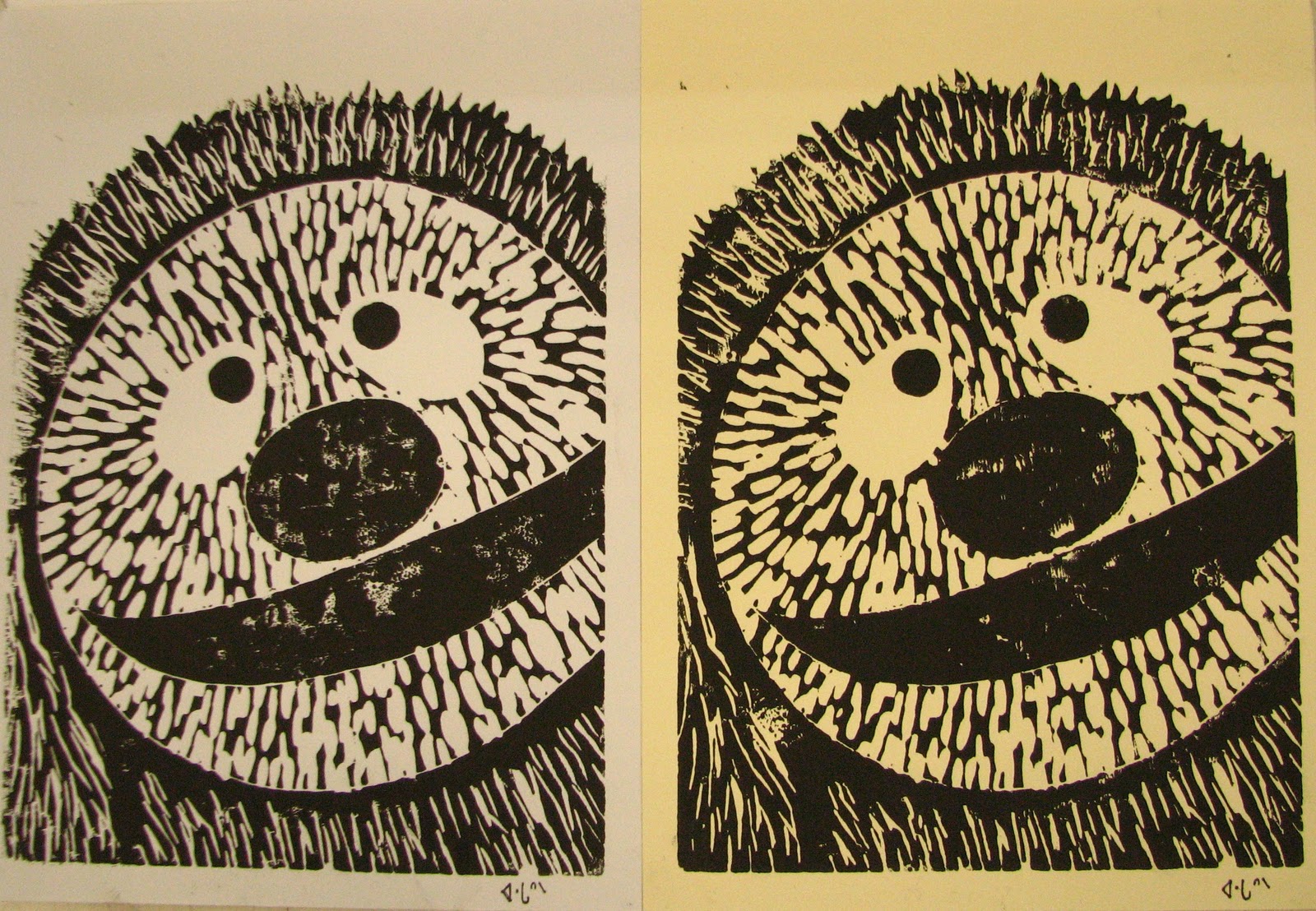 Lance Cardinal Creations: Lino/Block Printing - Rowlf the Dog Illustration