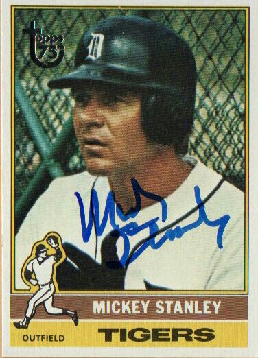 Card Buzz: TTM autograph received: Mickey Stanley