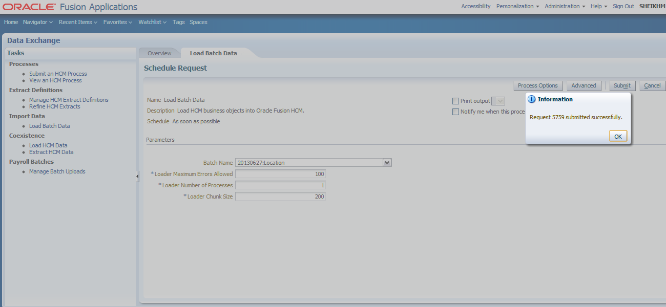 Fusion APPS Quick Start: Fusion Apps - File Based Loader Part - III