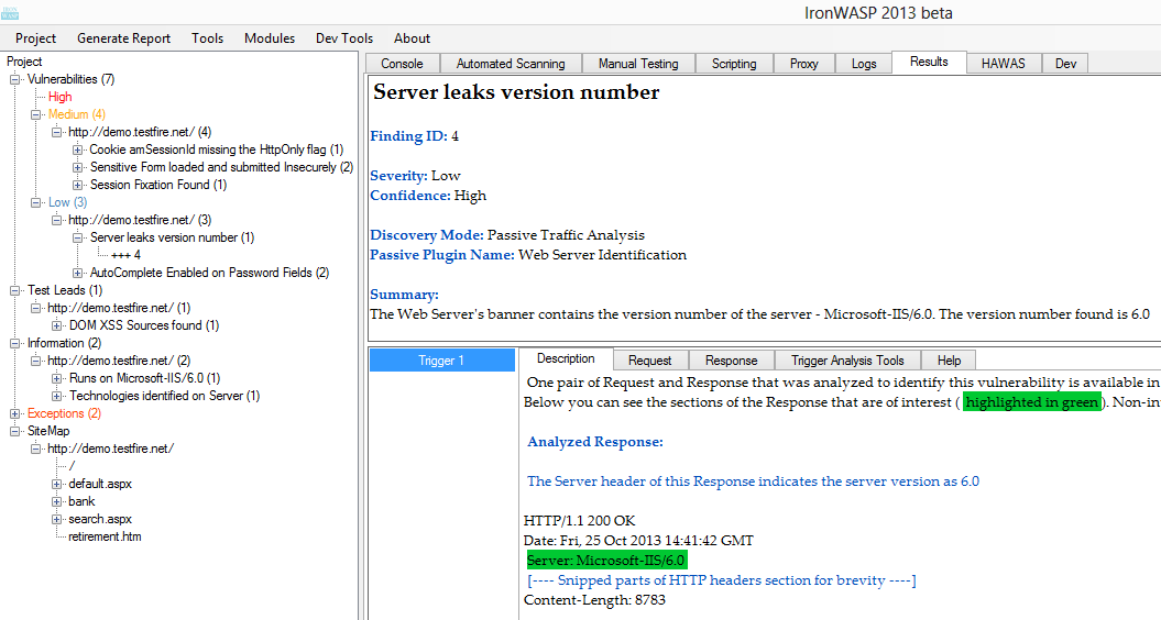Ironwasp Open Source Advanced Web Security Testing Platform