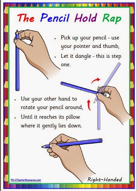 Kids enjoy English!: Tripod grip