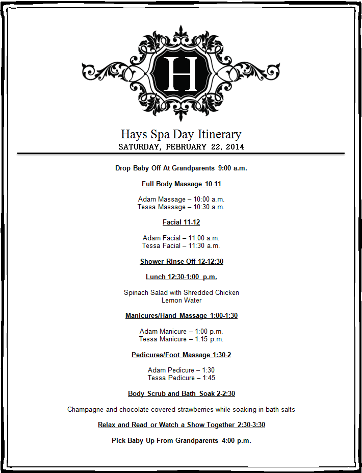 Life Of A Crazy Momma: Couples Easy At-Home Spa Day