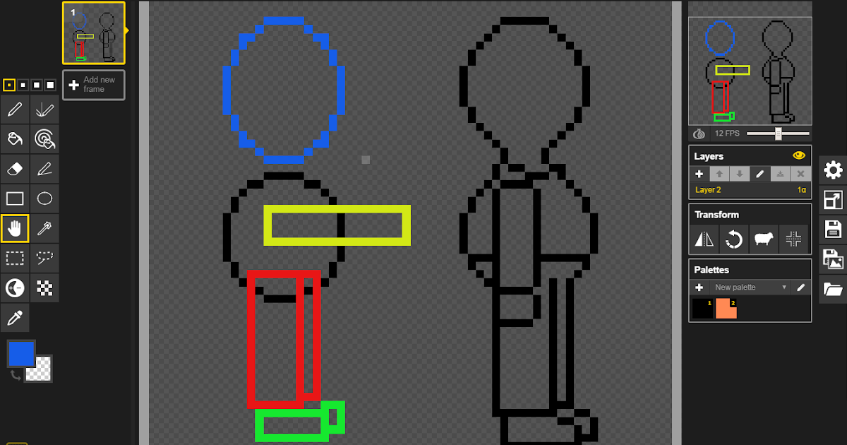 Game Noob One: Tutorial Piskel