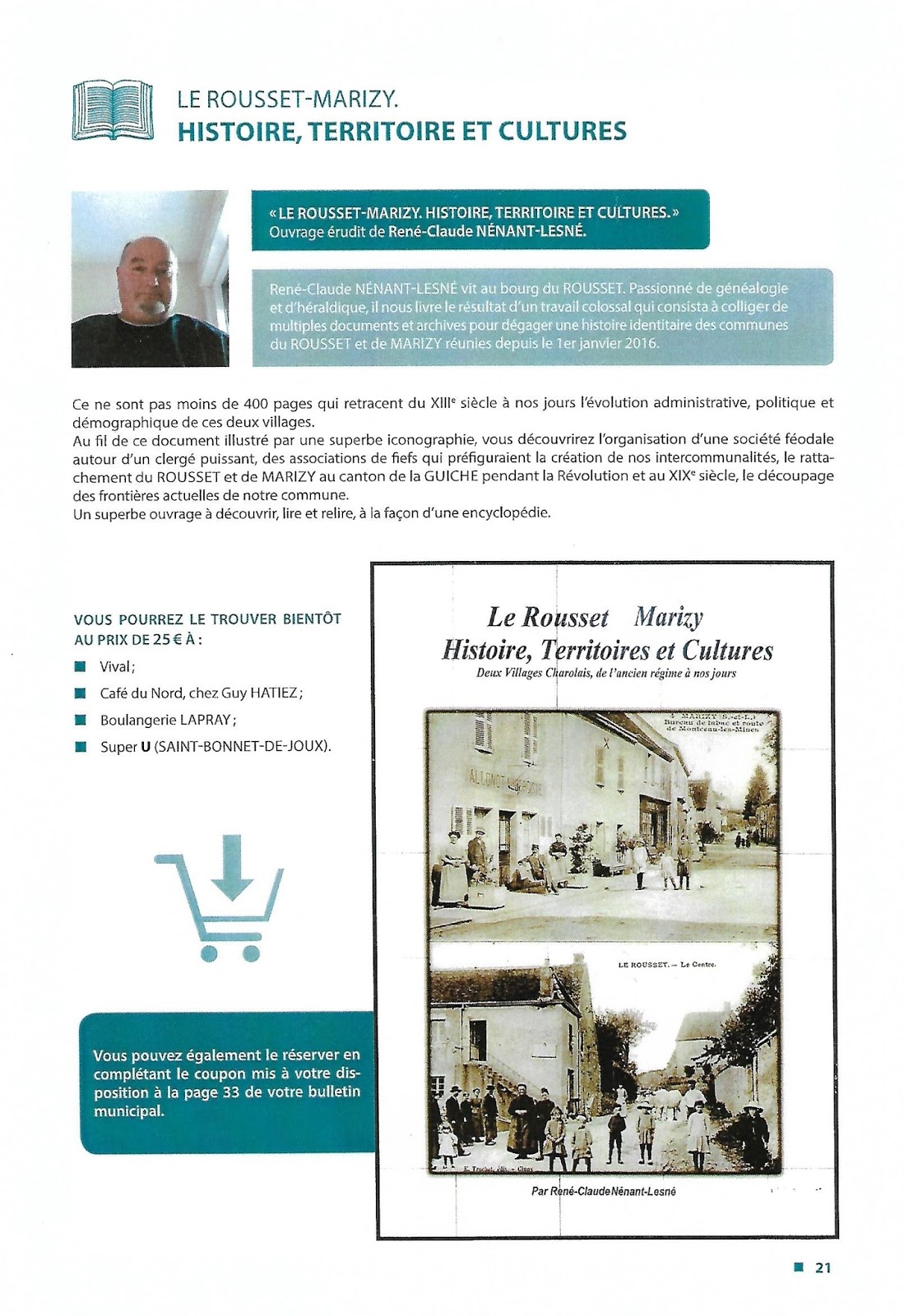 RENÉ-CLAUDE NÉNANT-LESNÉ: Le Rousset Marizy Histoire, Territoires et ...