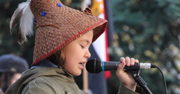 White Wolf : Ta'Kaiya Blaney speaks at Idle No More protest on Dec ...