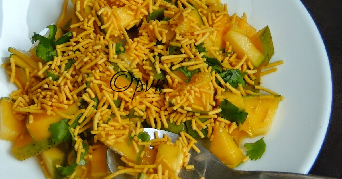 Priya's Versatile Recipes: Sweet & Sour Mango Chaat
