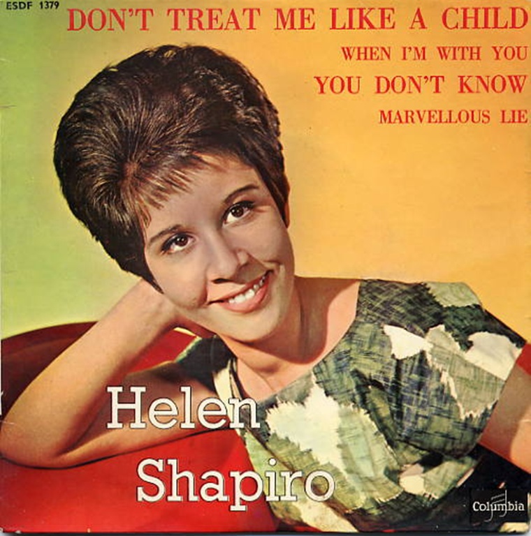 De los años 60 a 80 cantantes europeas: Helen Shapiro