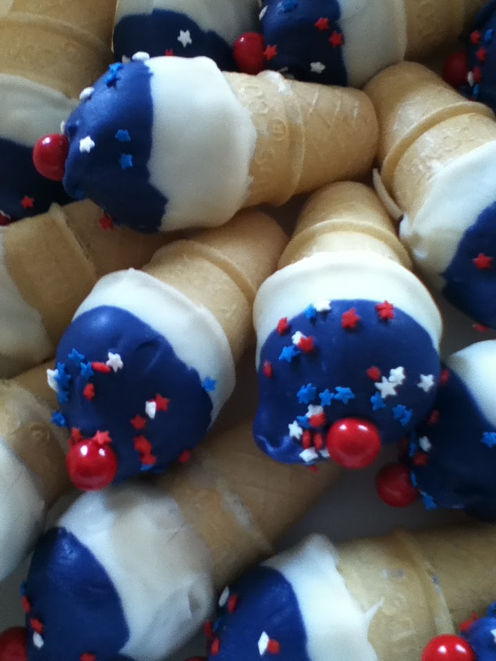 Closet Crafter: Mini Cake Pop Ice Cream Cones