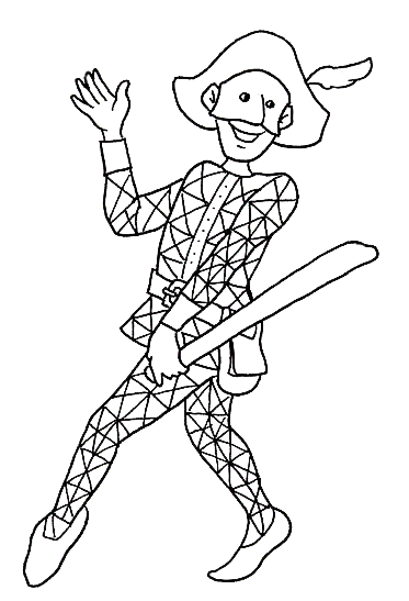 Il diario di un ragazzo comune o quasi (?!): Disegni Arlecchino da ...