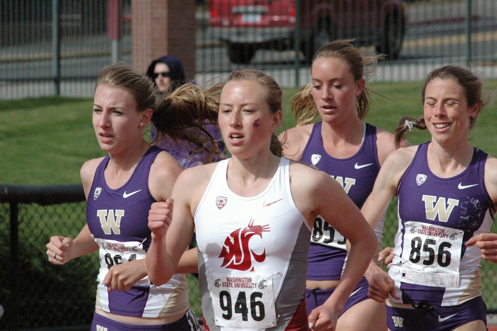 Huskies and Cougars split dual meet in Pullman...