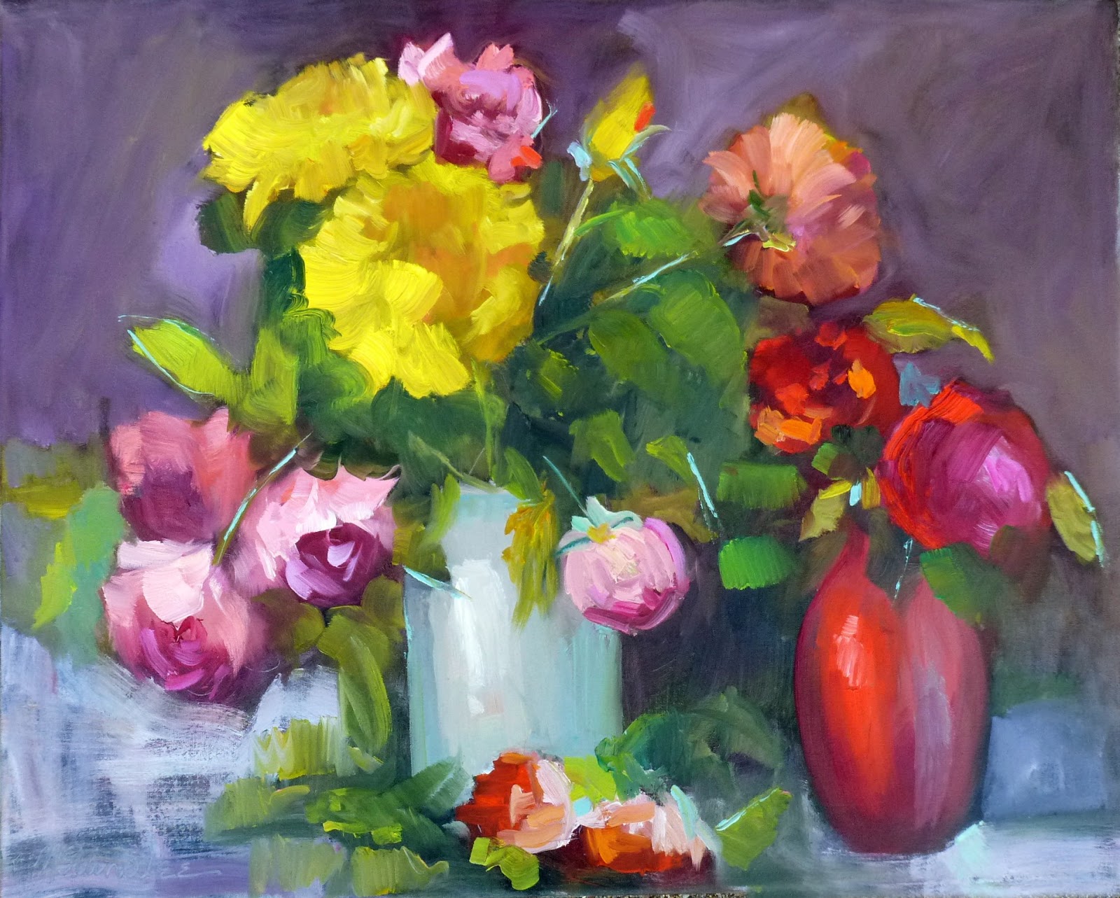 Nancy Standlee Fine Art: Hedi Moran Workshop, Fayetteville, AR., Day 1 ...