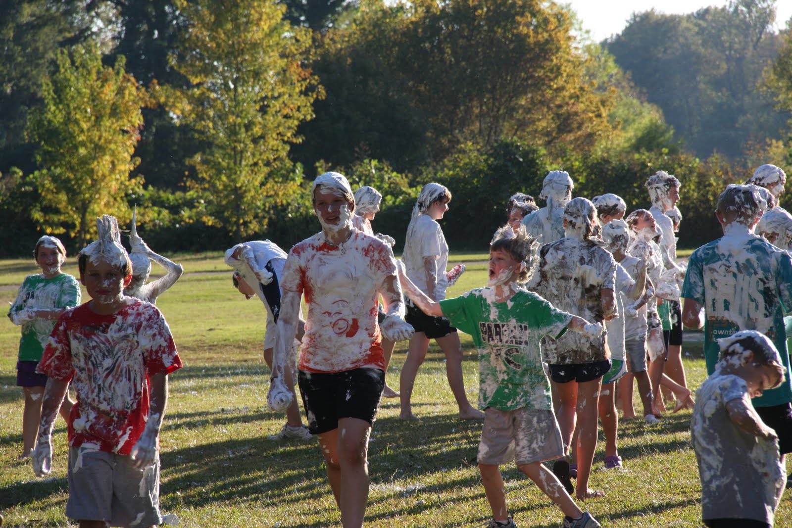 The McAfee Family: SHAVING CREAM WAR