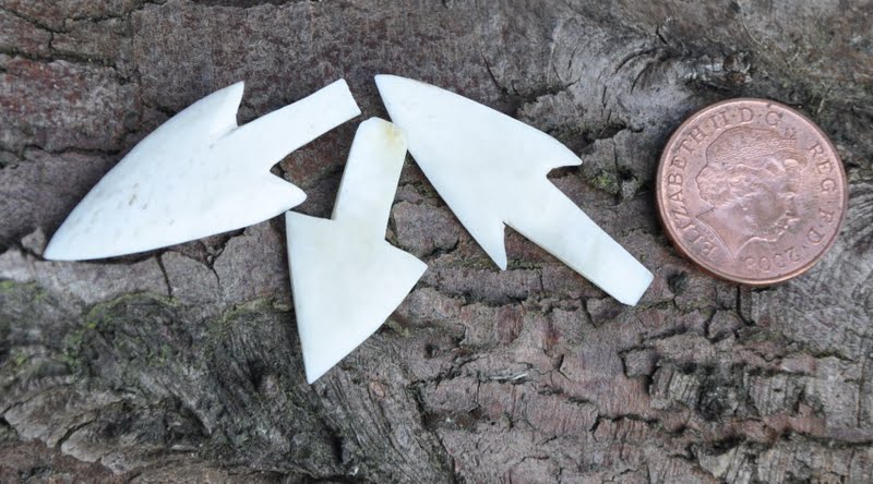 Northern Ireland Bushcraft Association: Bone Arrow Heads