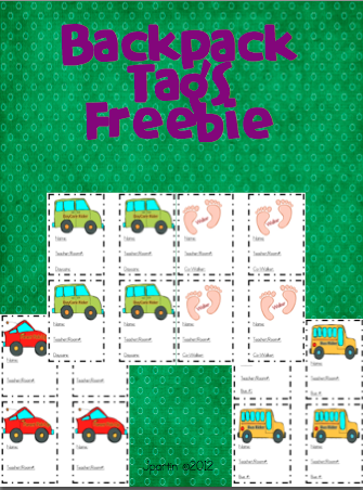 Kindergarten Lifestyle: How We Go Home and 2 FREEBIES