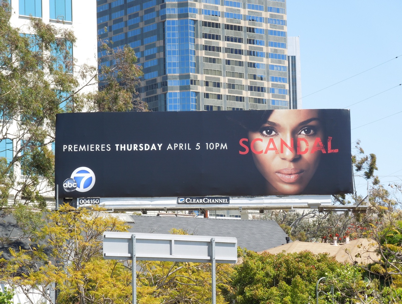 TV WEEK: Scandal series premiere billboard... | Road Billboard