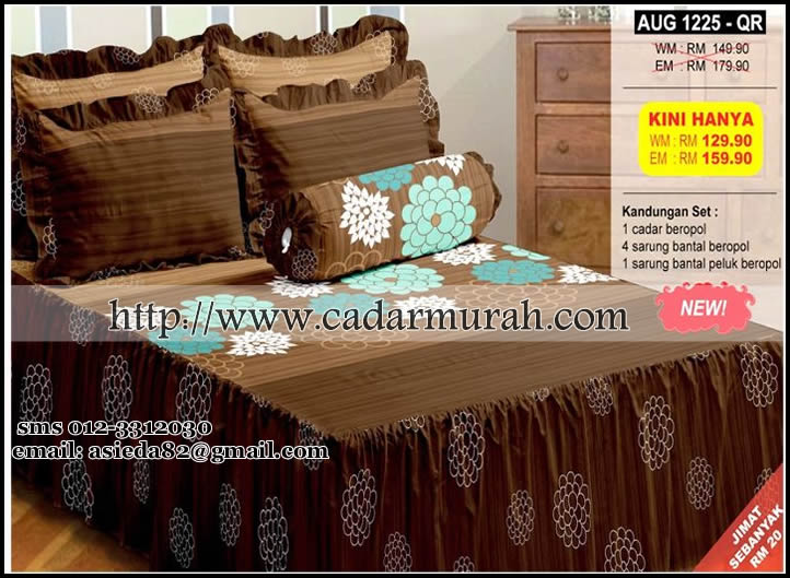 Cadar Cotton Berkualiti Dan Murah: SET CADAR QUEEN ROPOL ~ 100% COTTON ...