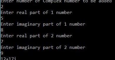 All C Programs: Program 364: Add N Complex Numbers using Structures