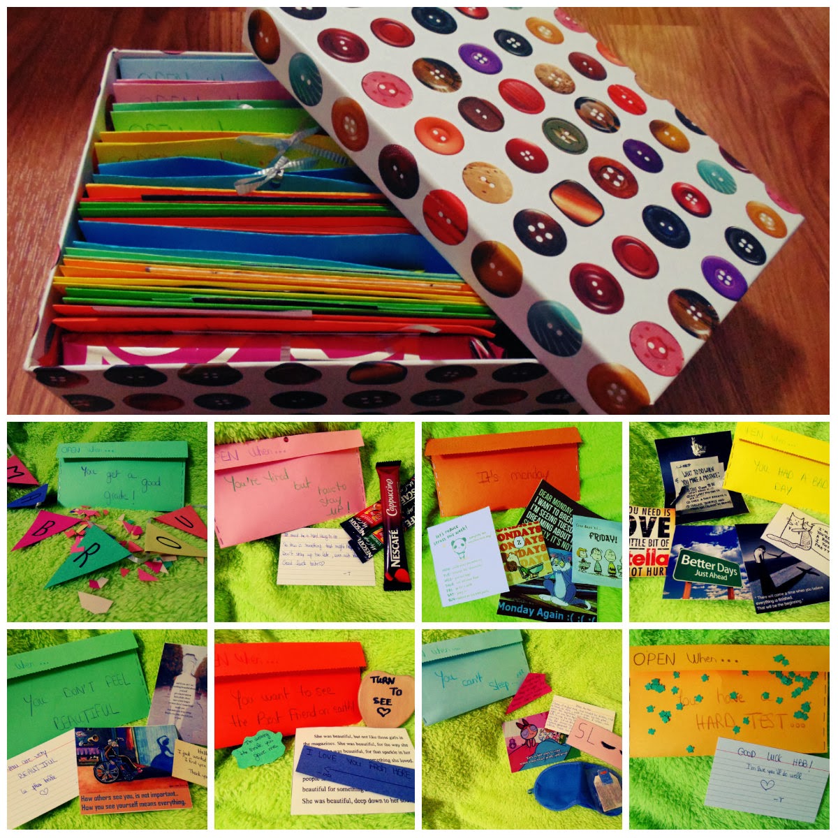 Tala's Pretty Little Things : DIY Open-When Box