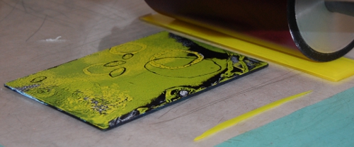 Crafty Savage: Viscosity Printing