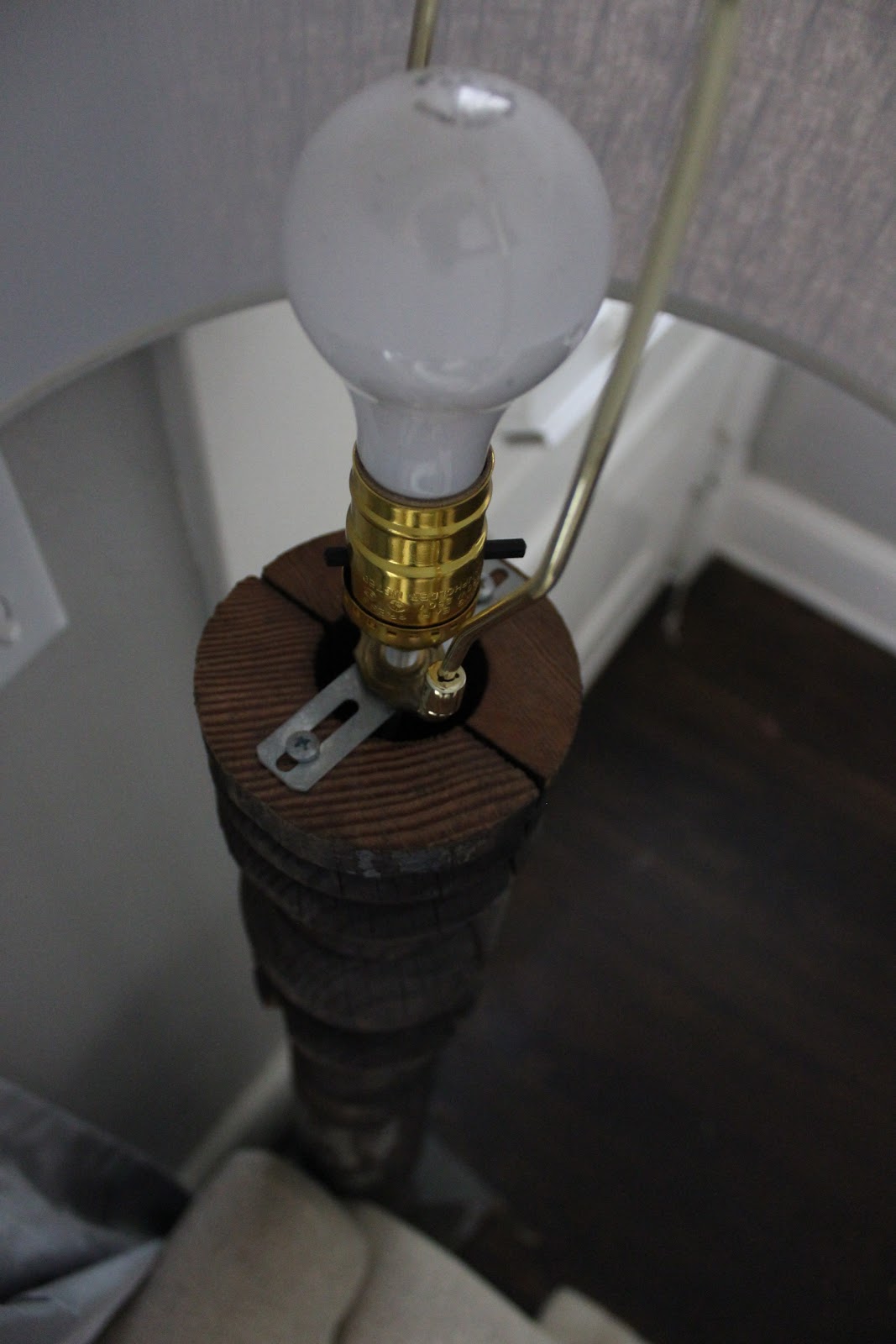 Long and Found: DIY Column Lamp #1