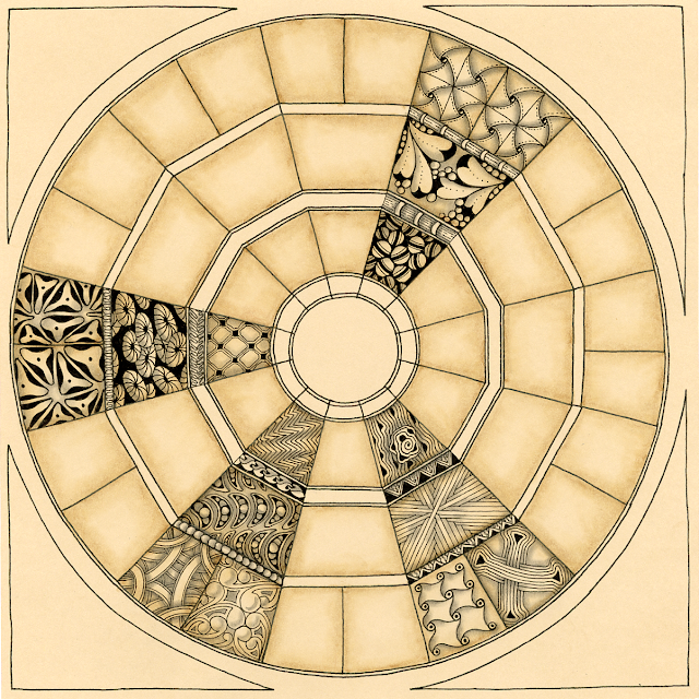 Time for Tangling: Twelve Days of Zentangle - Day 4