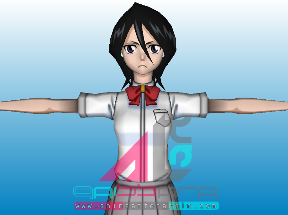 Rukia Kuchiki School | 3D Model Bleach