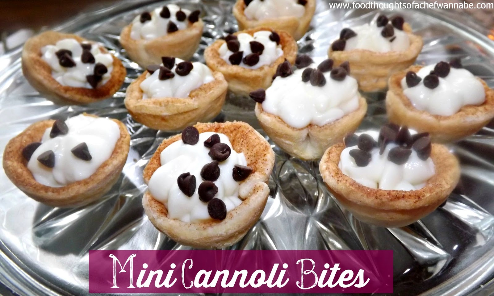 FoodThoughtsOfaChefWannabe: Mini Cannoli Bites