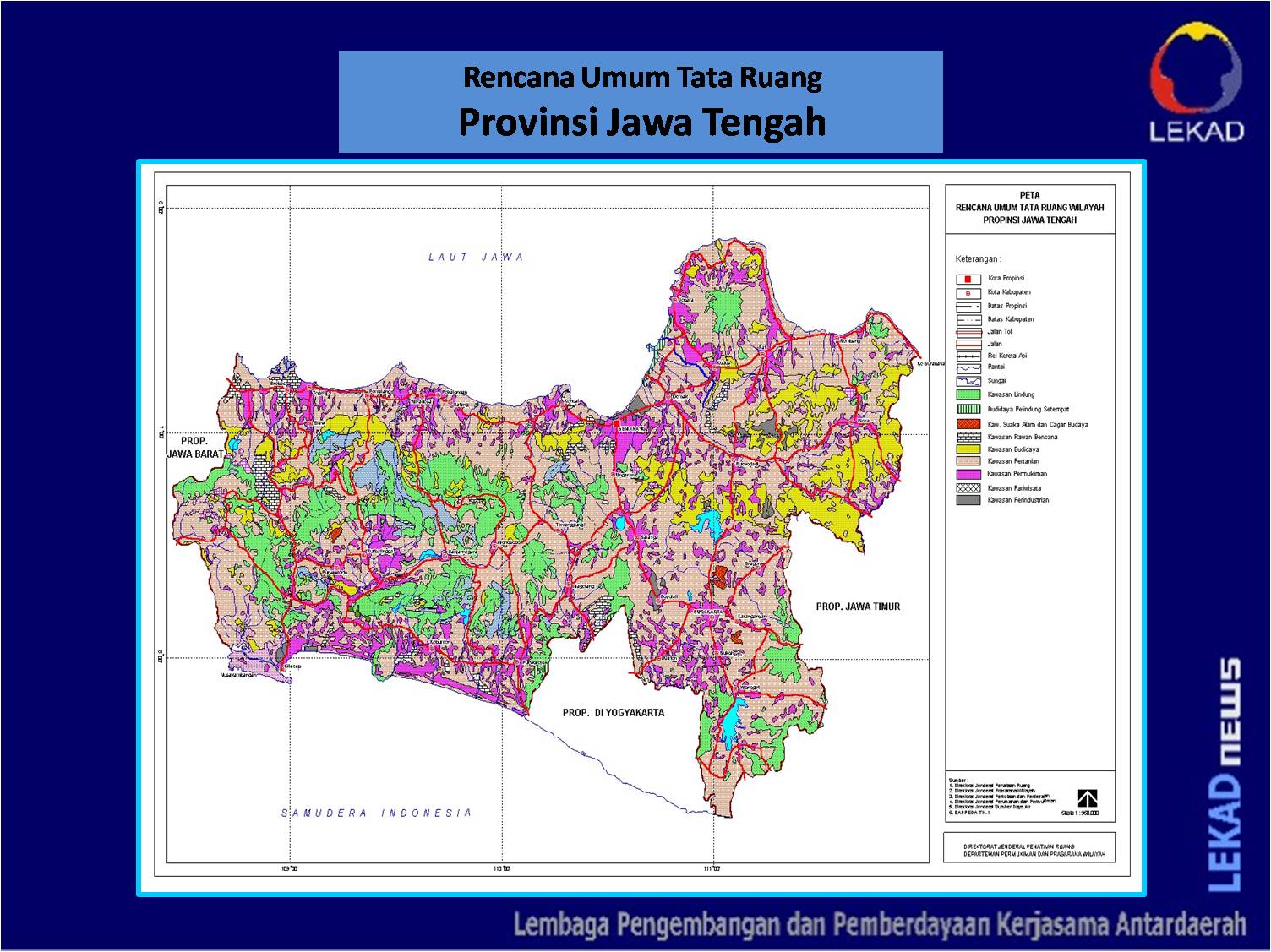 LekadNews: Peta RUTR Provinsi Jawa Tengah