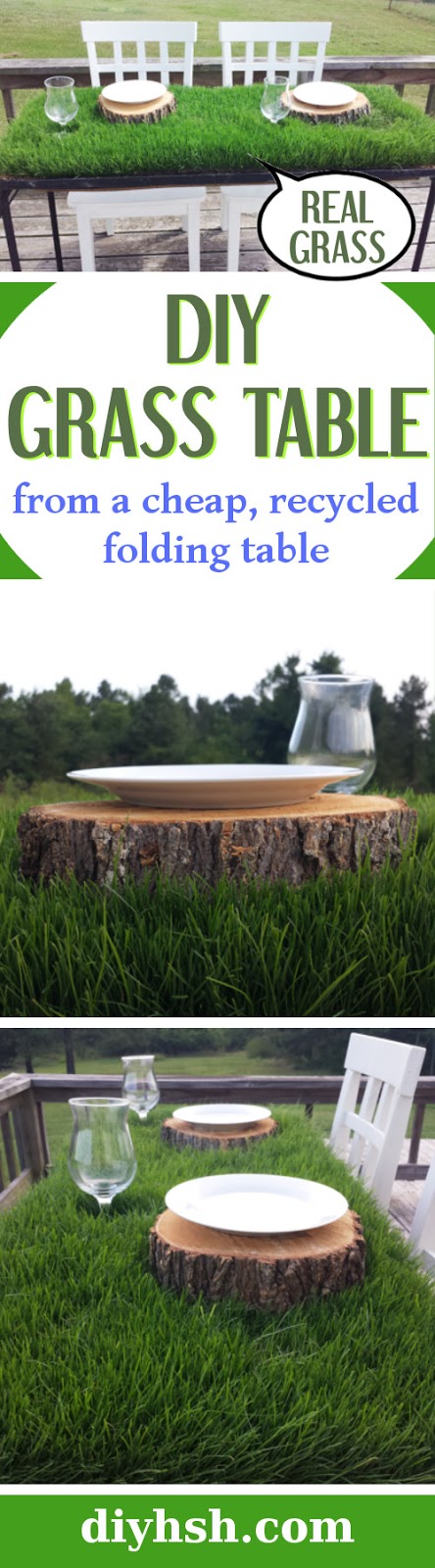 DIY Home Sweet Home: DIY Grass Table