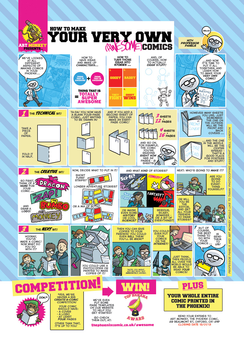 Neill's blog: How To Make (Awesome) Comics COMPETITION!