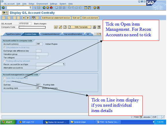 Free SAP Training Manuals: T Code-FS00: SAP FI (Financial) USER MANUAL ...
