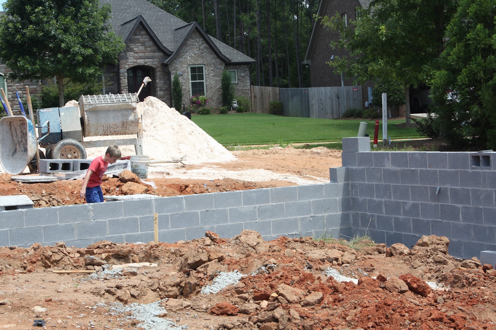 Home, Home on the Plains: A Cinder Block Outline