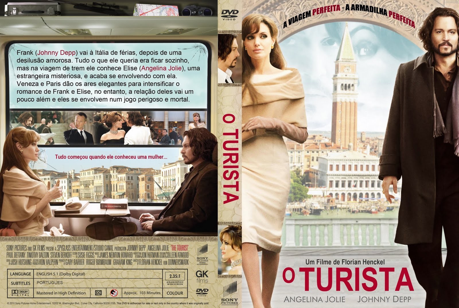 Capas e labels de filmes e series: O TURISTA