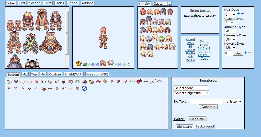 Ragnarok Online - Crie o seu Avatar! ~ Omeletenerd