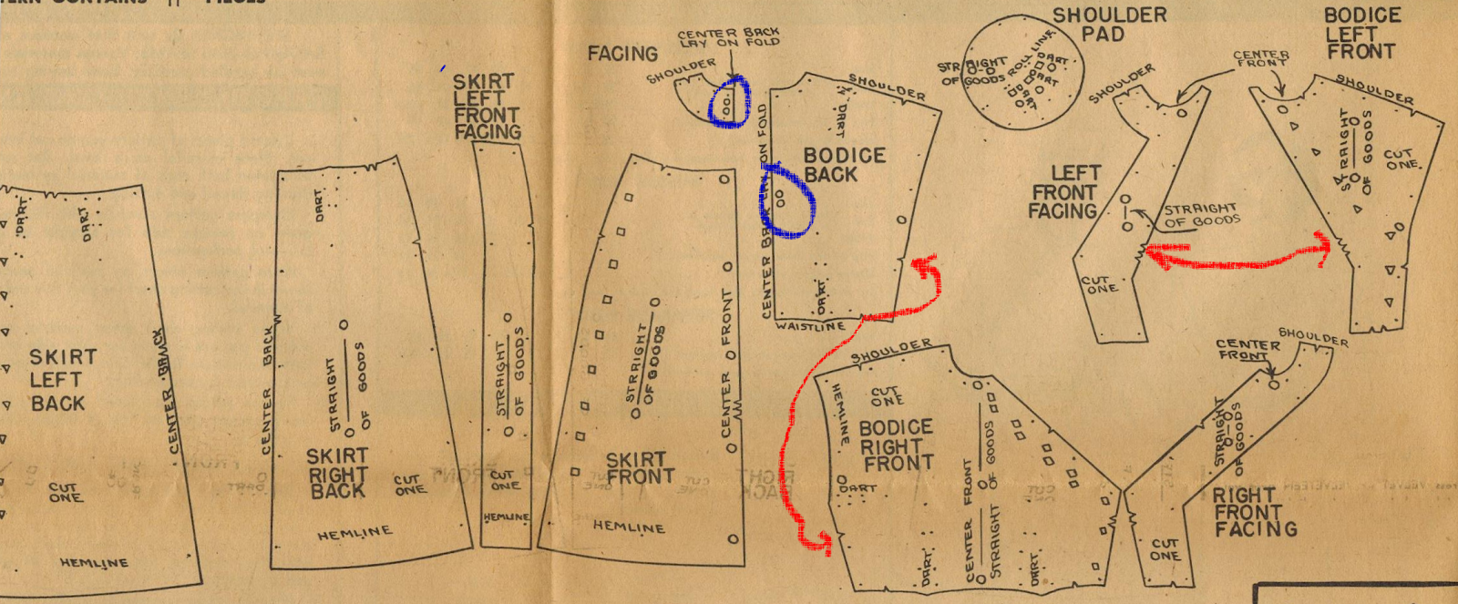 The Midvale Cottage Post: History of Sewing - De-Mystifying Unprinted ...