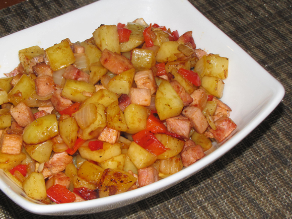 Pinch of Lime: Leftover Ham and Potato Hash