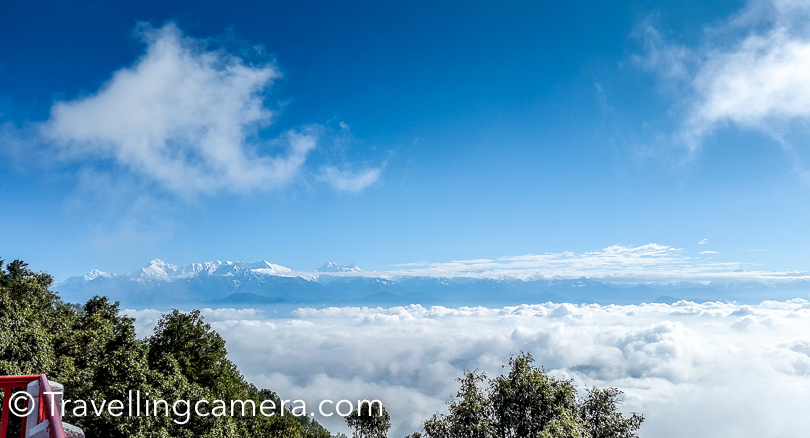 Snow covered mountains around Binsar, Uttrakhand (India) - Kedarnath ...
