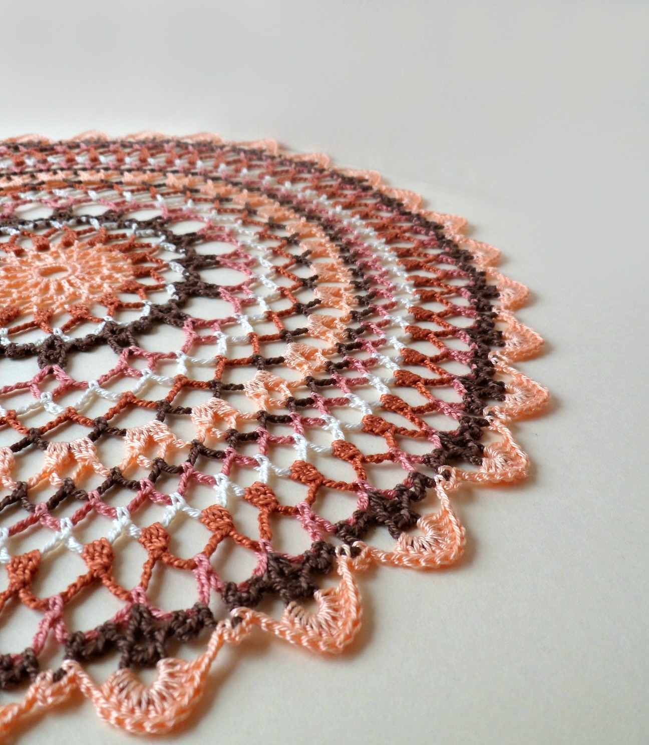 QS crochet: Rudy łosoś