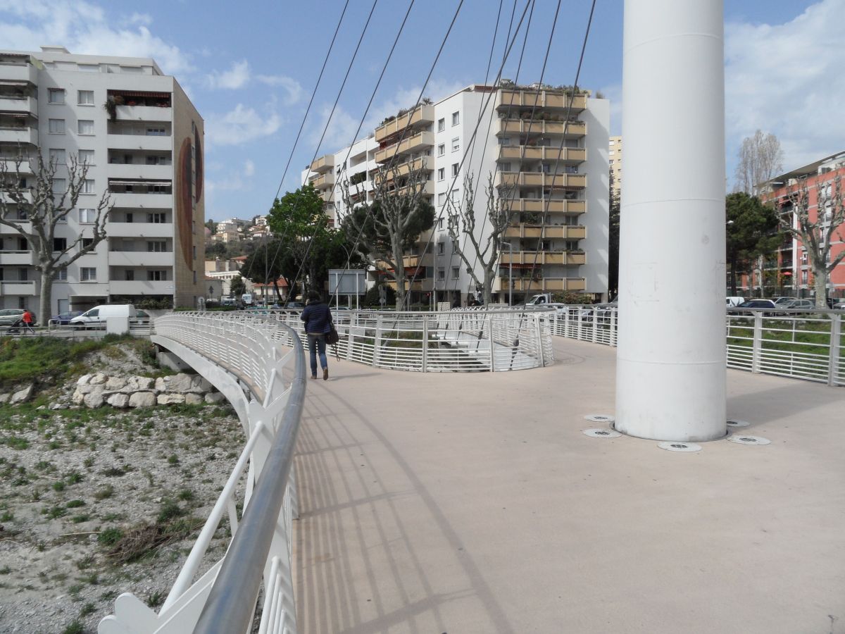 The Happy Pontist: French Bridges: 9. Passerelle du Paillon, Nice
