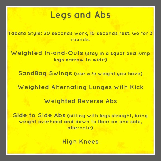 Golden Teacup: Legs and Abs